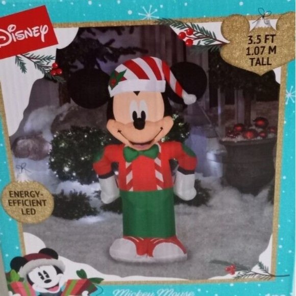 Holiday | Disney Mickey Mouse Airblown Inflatable Gemmy Yard Decor 35 ...